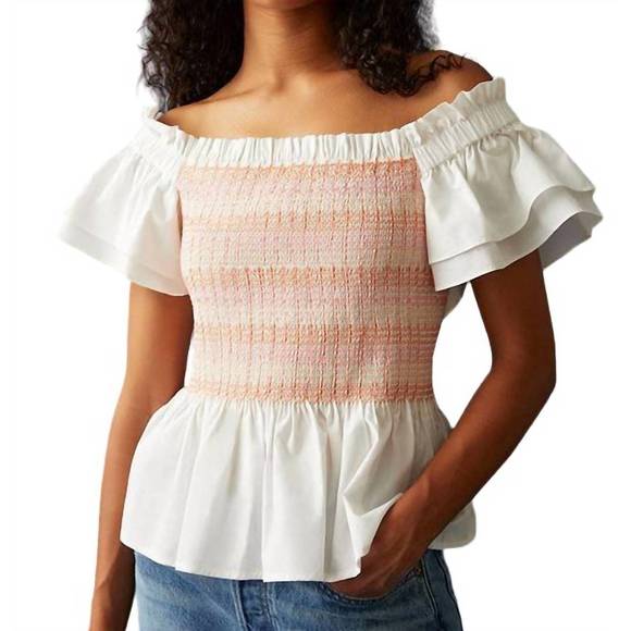 Marie Oliver | Tops | New Marie Oliver Winnie Top In Bellini | Poshmark